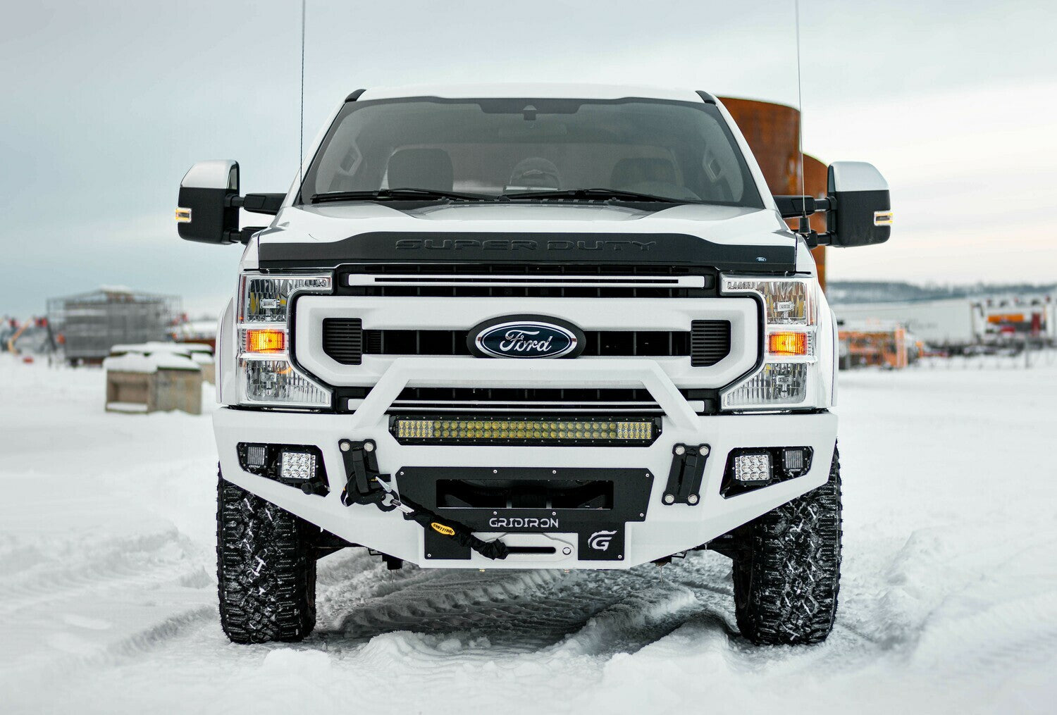 GRIDIRON 2017-2022 Ford F250/F350 Prerunner Winch Front Bumper – S360 ...
