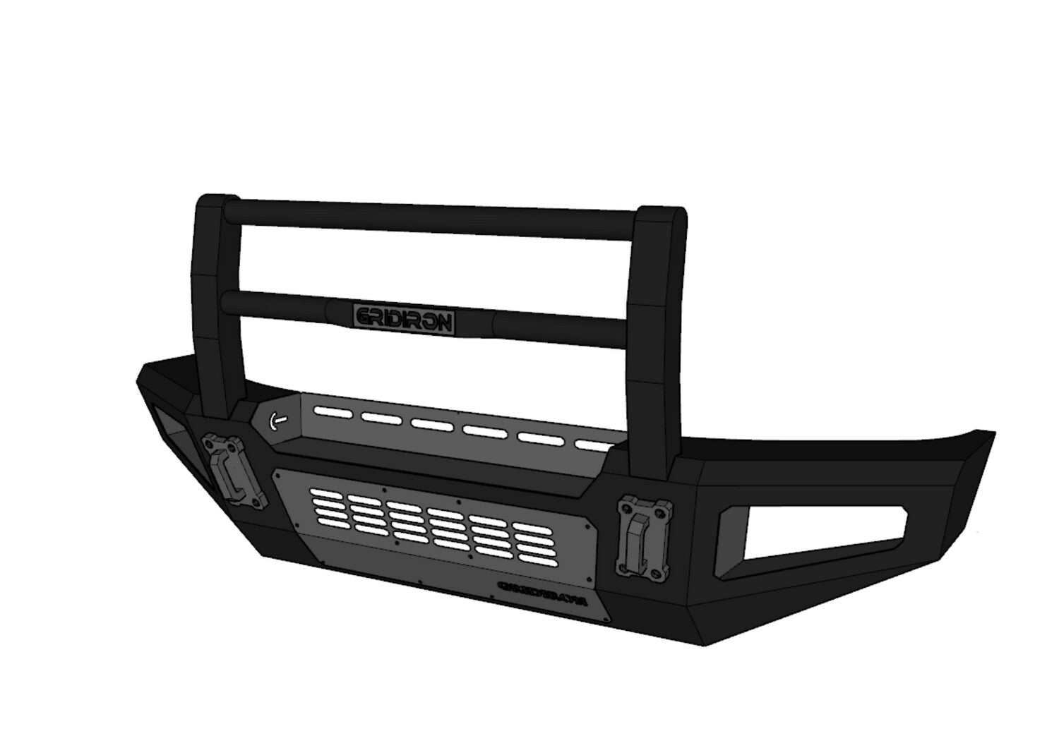 GRIDIRON 2017-2022 Ford F450/F550 Bull Bar Front Bumper – S360 ...